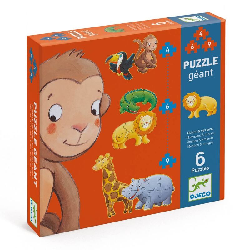Puzzle gigante Oustiti y sus Amigos 38 piezas – Ricciakids